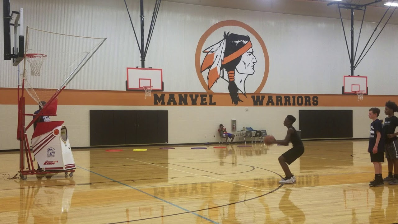 Shooting Drills at Manvel Jr. High Part 2 - YouTube