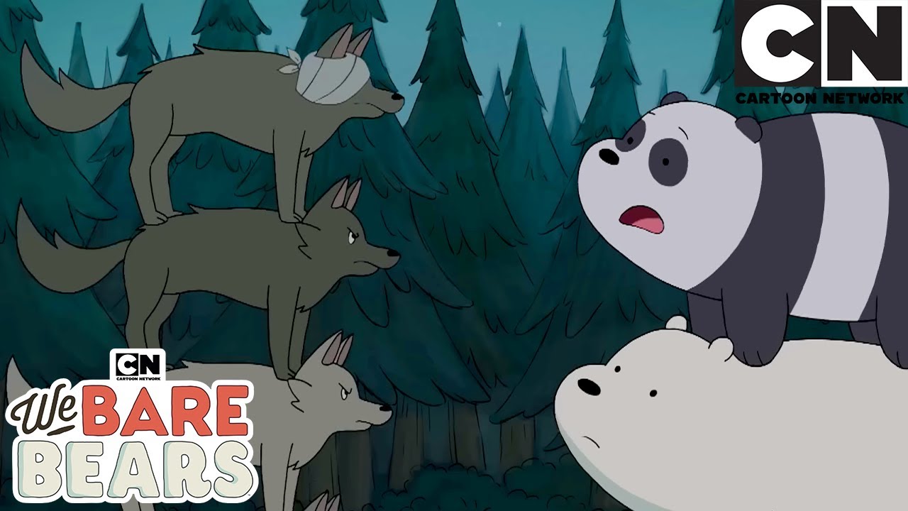 Bears VS Wolves | We Bare Bears Mega Compilation | Cartoon Network ...