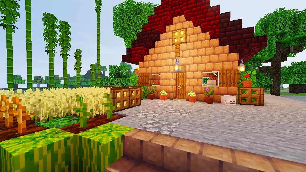 Minecraft |⛏️ Construyendo Mini Casa de Barro 🏠 Tutorial - YouTube