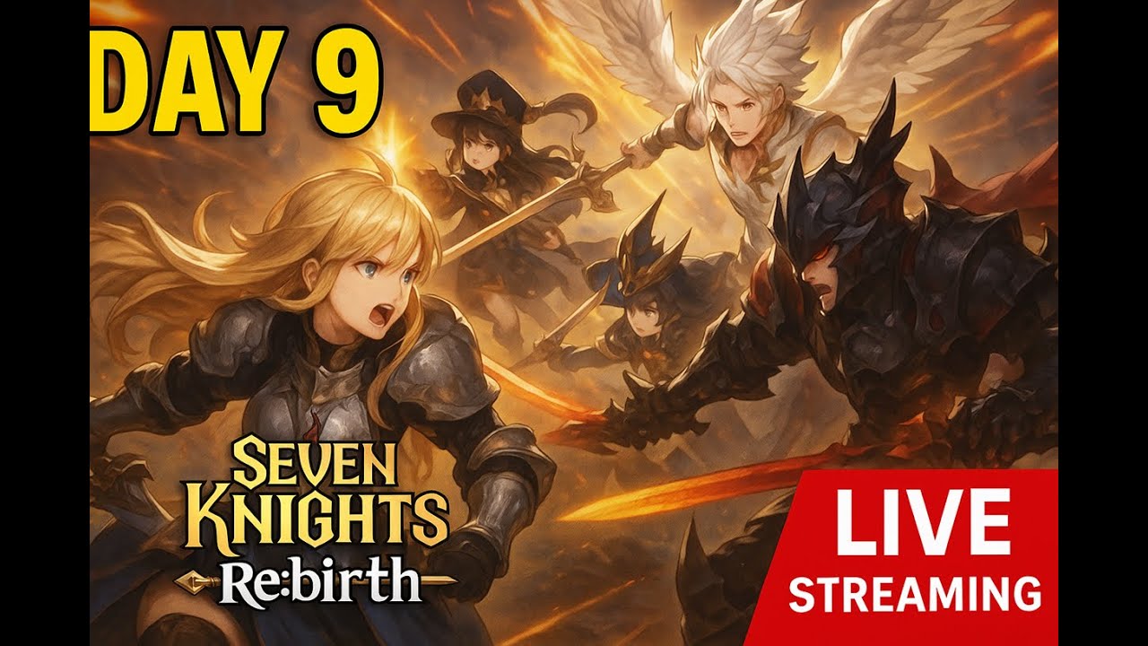 DAY 9 - PUSHING STAGES TODAY !!! - SEVEN KNIGHTS RE: BIRTH - YouTube