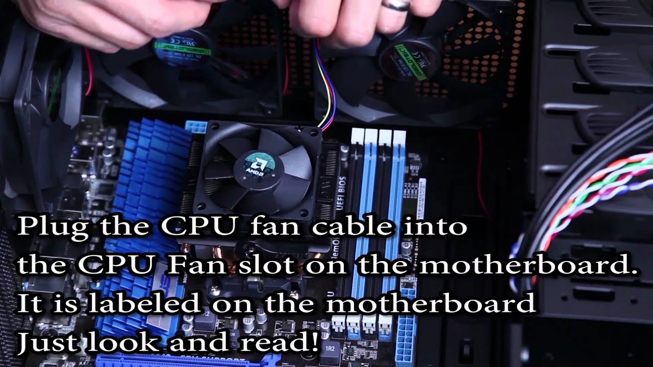 How To Build A Custom Computer PC In One Minute - YouTube