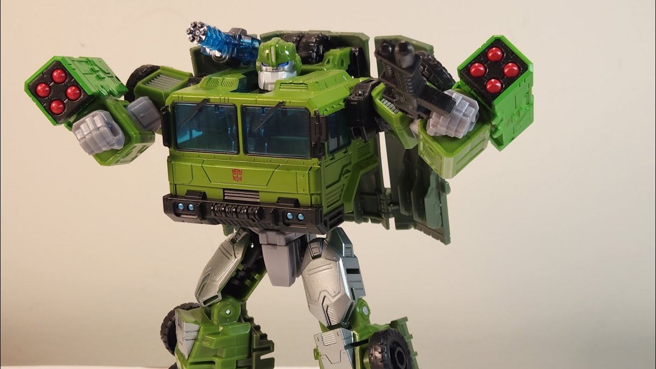 Transformers Legacy Prime universe Bulkhead (plus upgrade kit) - YouTube