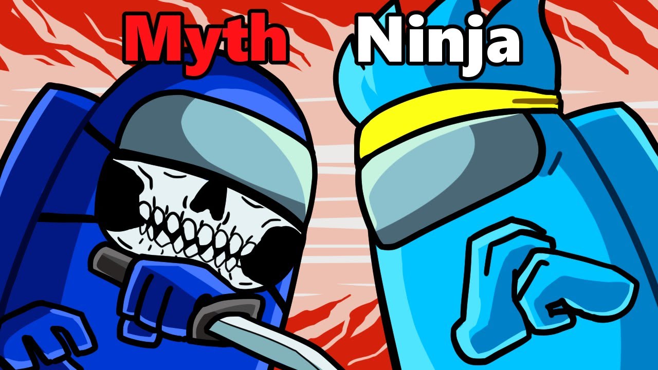 Myth vs Ninja but it's Among Us - YouTube
