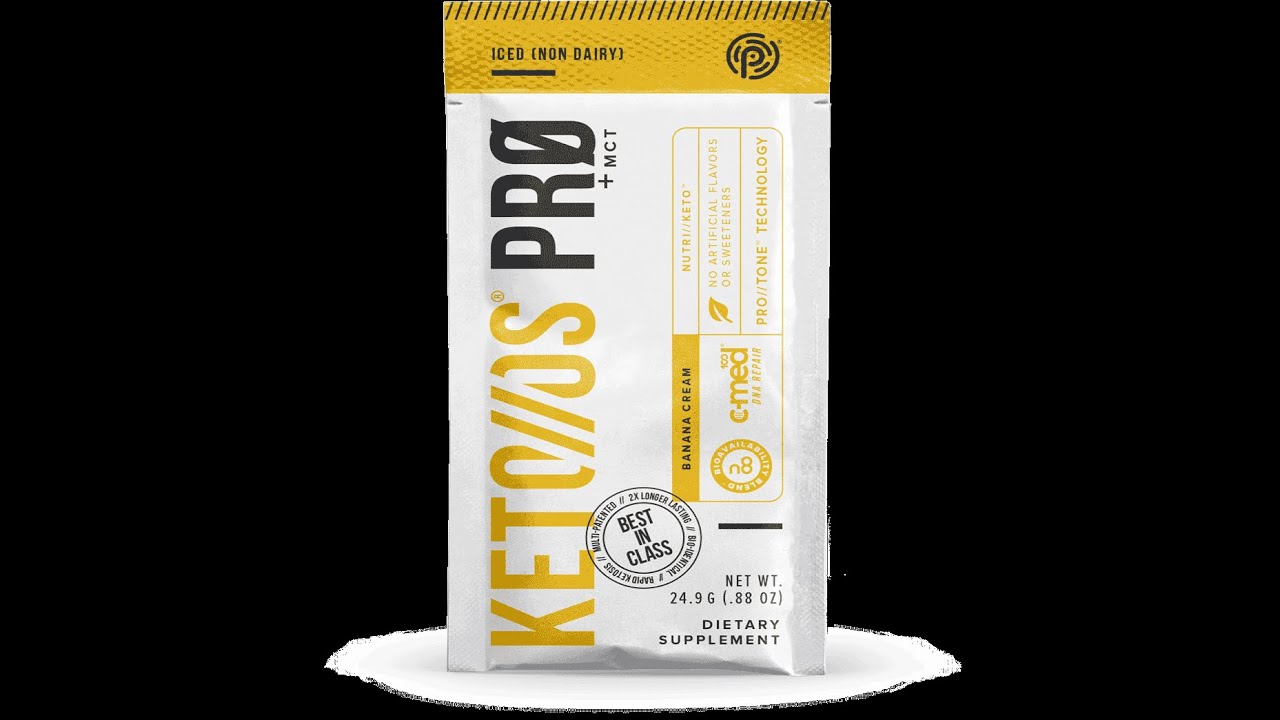 KETOOS® PRO™ + MCT Banana Cream Pruvit - YouTube