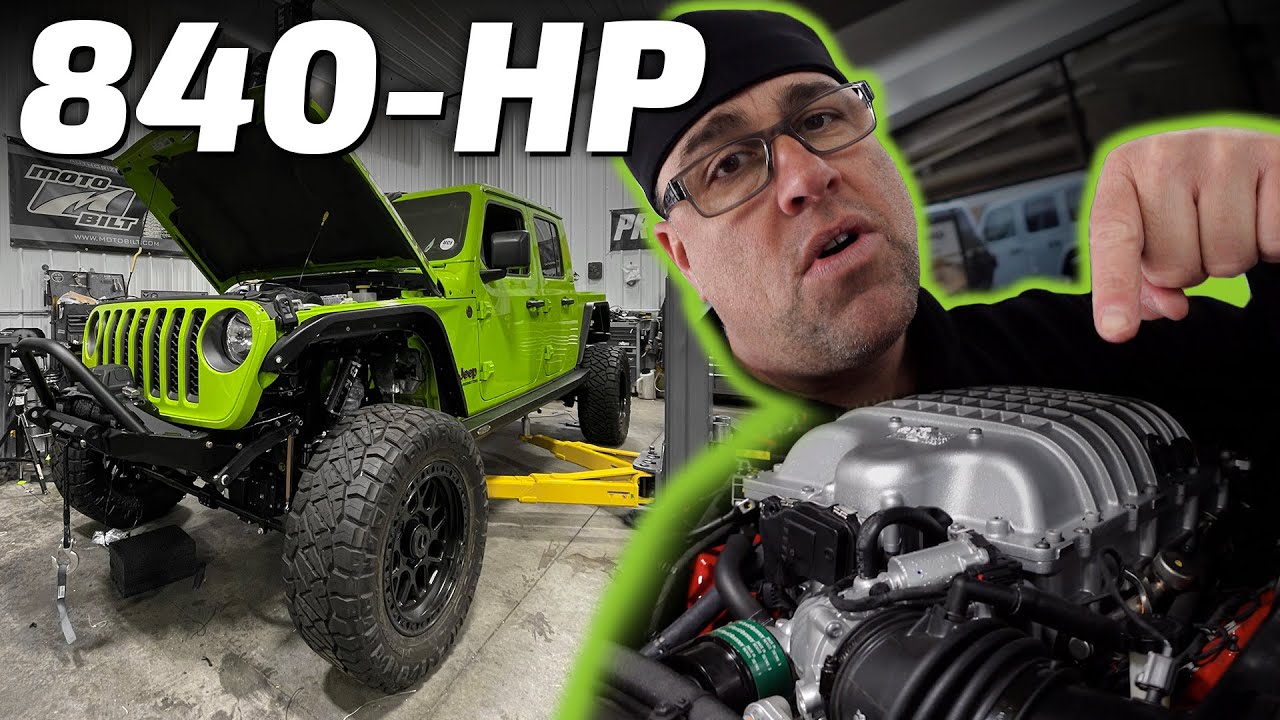 Jeep Gladiator with 840-HP Demon Engine & 44 Inch Tires: How Did We Do ...