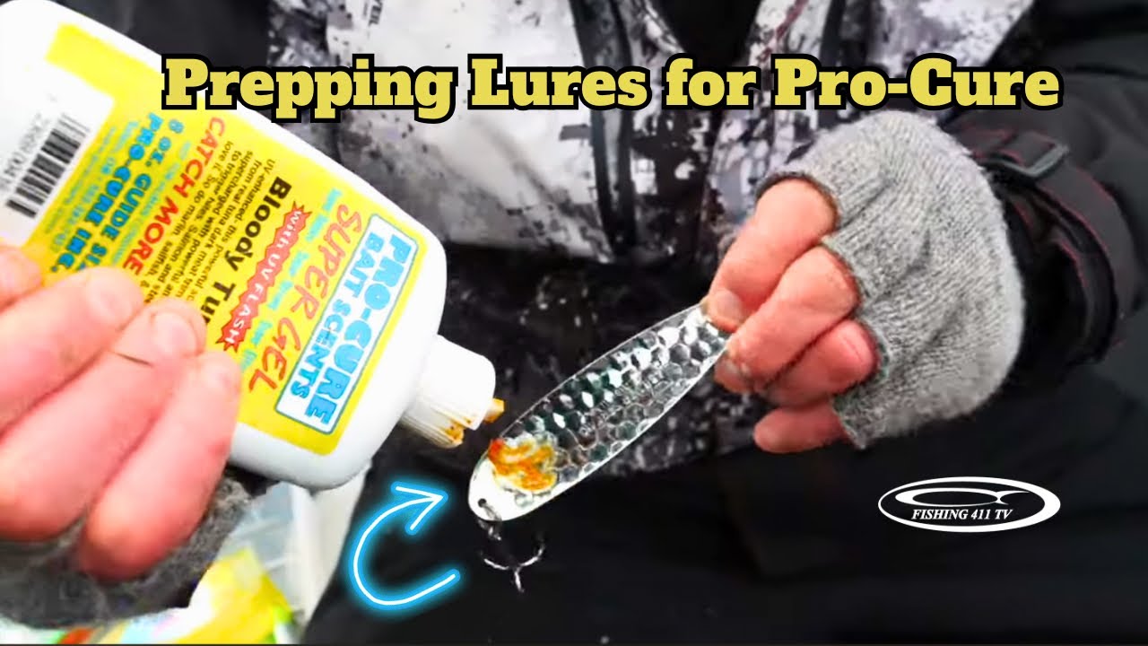 Cleaning Lures before Applying Pro Cure - YouTube