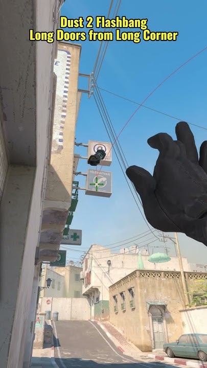 Dust 2 Flashbang Long Doors from Long Corner#cs2 #dust2 #shorts - YouTube
