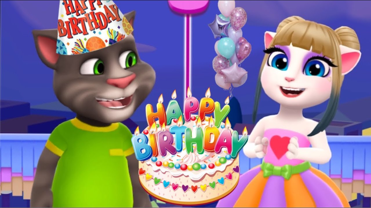 Happy birthday 🎉 || My Talking Angela 2 - YouTube