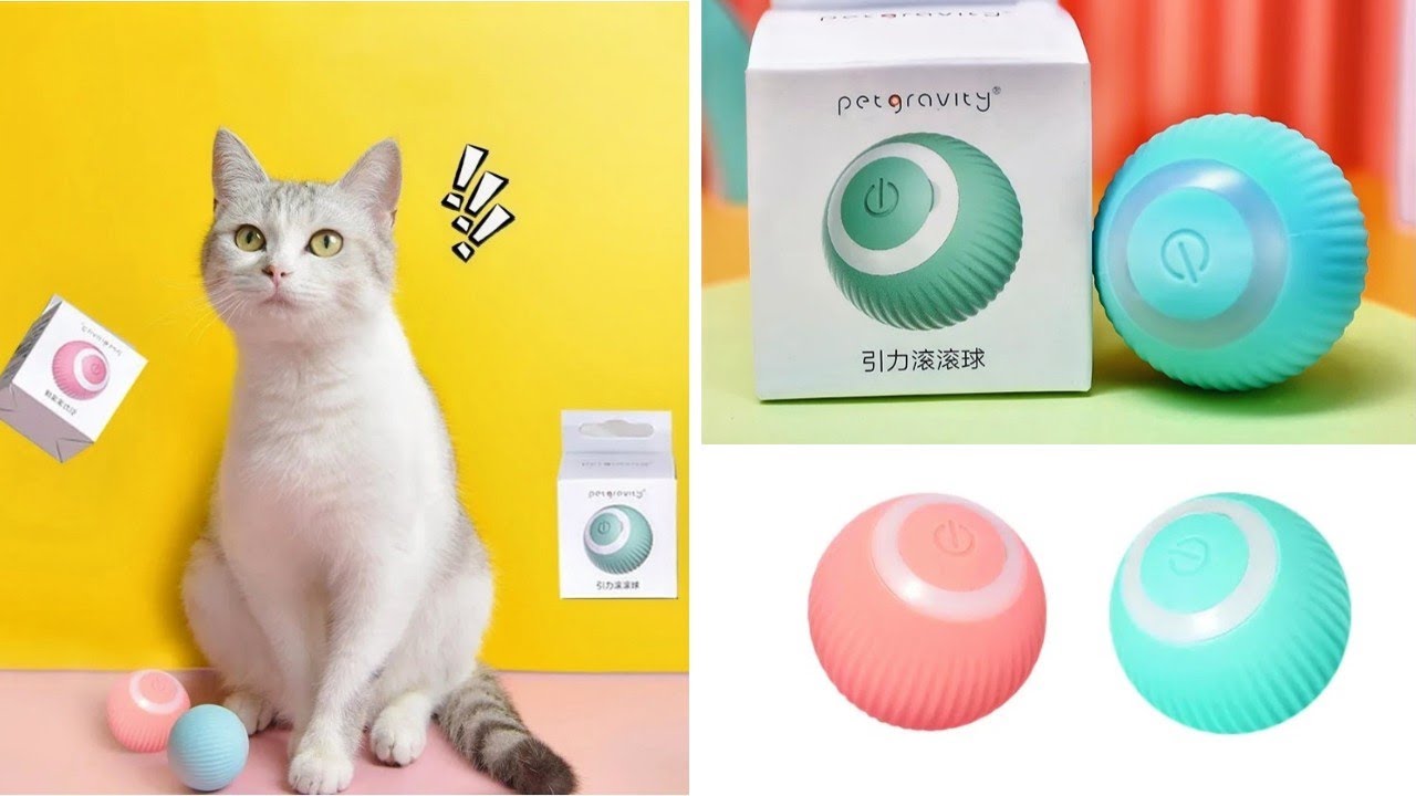 Xiaomi Automatic Rolling Smart Ball for Cats | Self-moving Kitten Toys ...