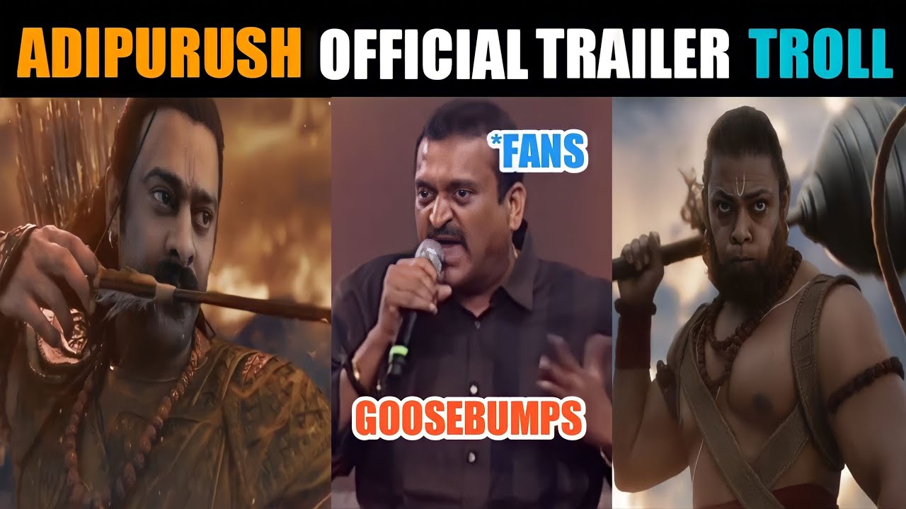 Adipurush Trailer troll || jai sri ram || prabhas || trending troll ...
