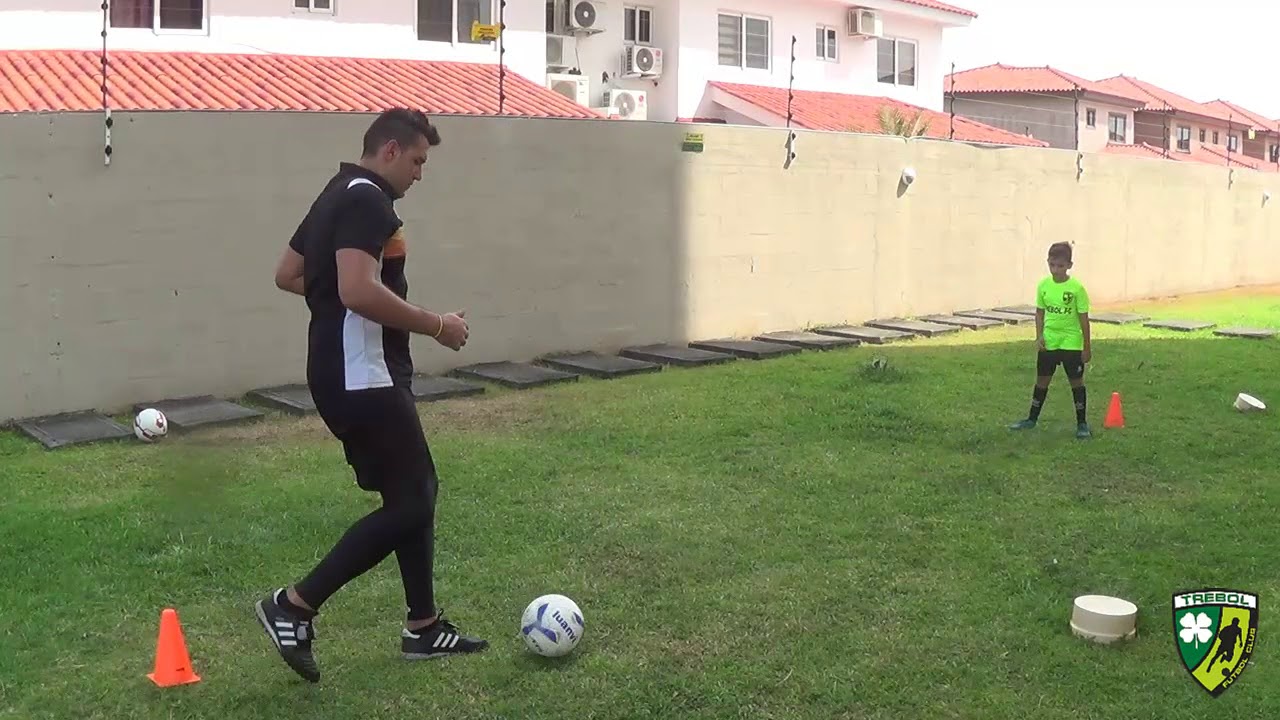 Control y pase con borde interno frontal estático - YouTube