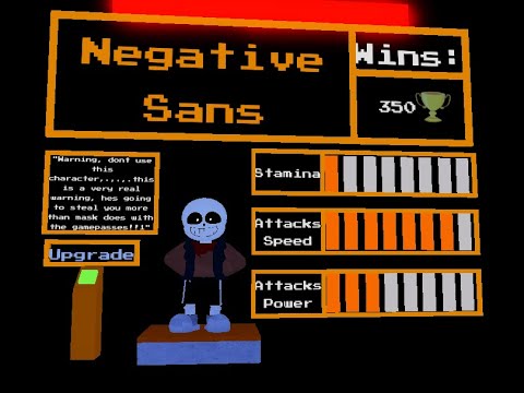 Undertale Last Corridor Lite: Negative sans gameplay - YouTube