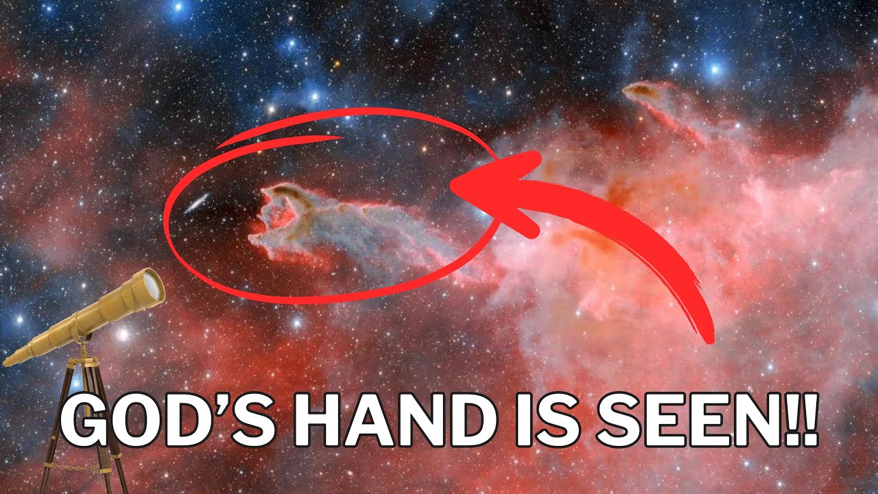 Galactic Mystery: The Stunning 'God’s Hand' Formation Caught on Camera ...