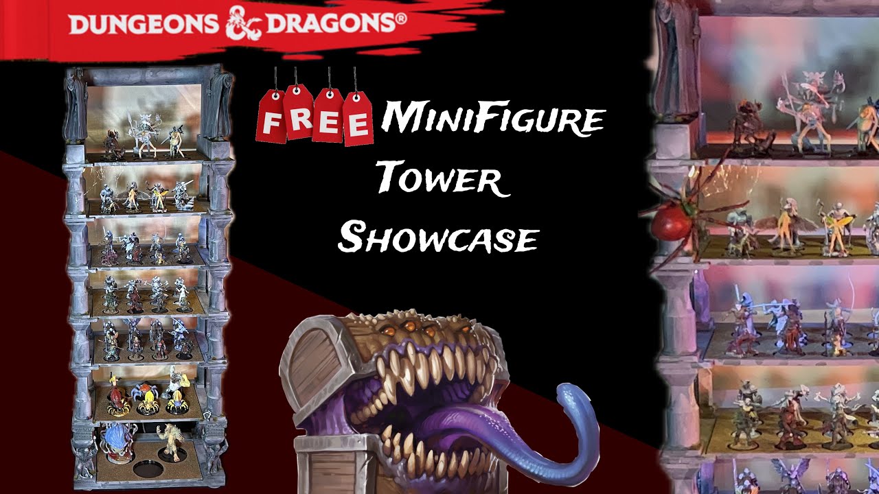 I Built a DND Mini-Figure Storage Tower. Free STL Files. - YouTube