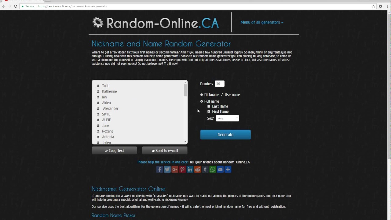 Nickname And Name Random Generator YouTube nickname-and-name-random-generator-youtube