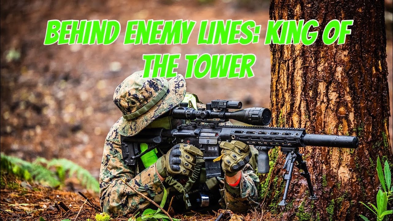 BEHIND ENEMY LINES: KING OF THE TOWER AT DRIVER WOOD AIRSOFT - YouTube