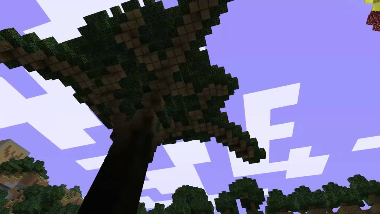 Minecraft - Massive Redwood Tree | By DylanJay - YouTube