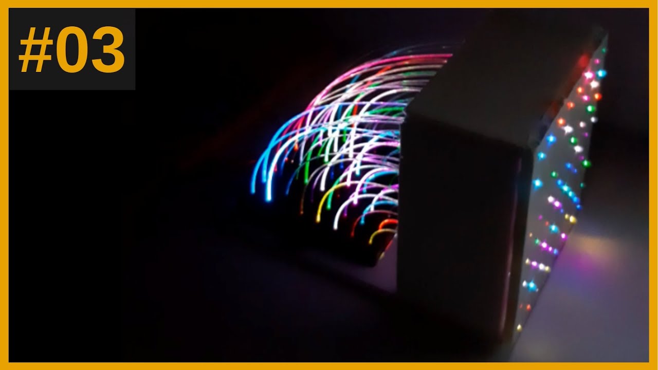 Issue 03 - OpticalShow use optical fibers to transmit RGB leds and ...