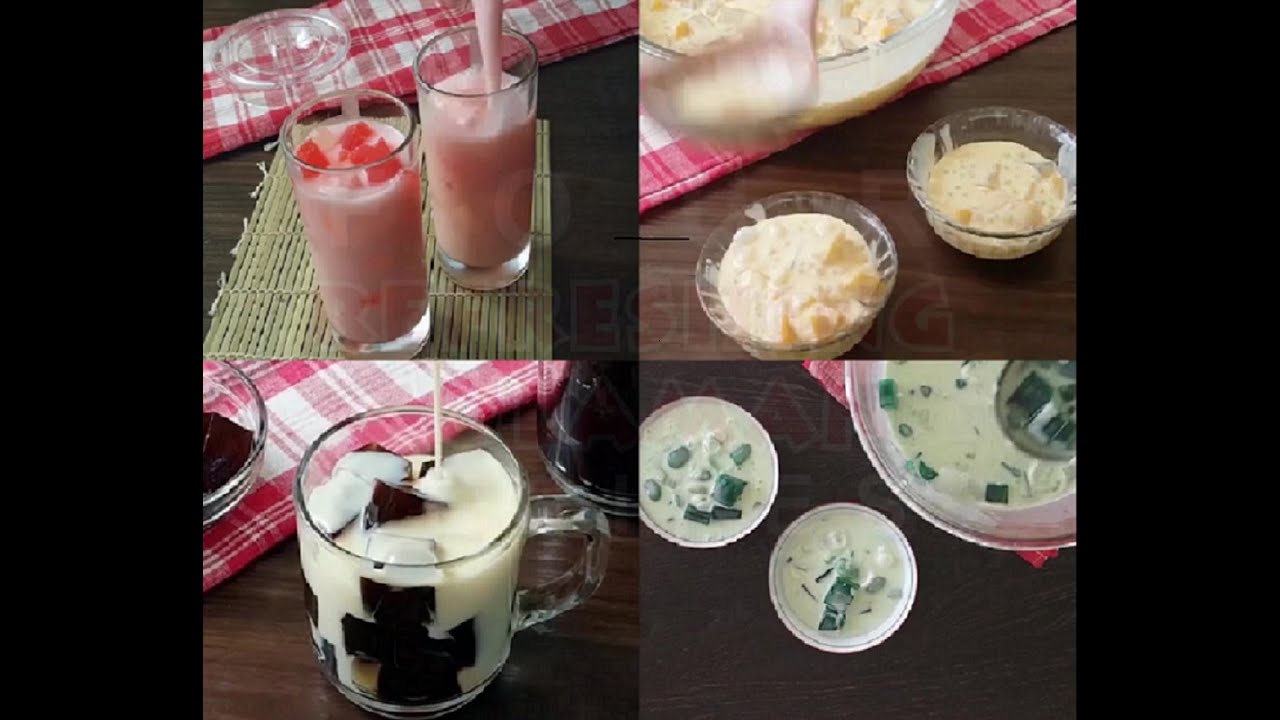 Special (4) Mix Gulaman Recipes with Ingredients and Instructions - YouTube