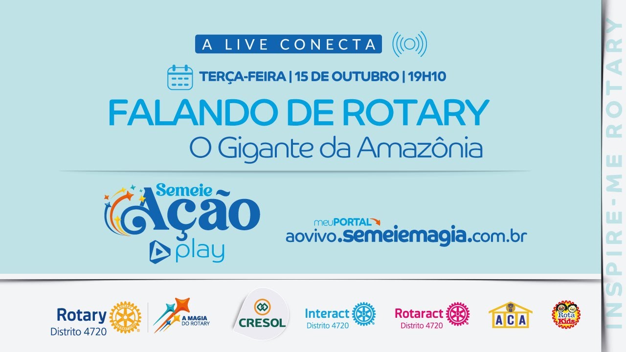 A Live Conecta #11: Falando de Rotary e do Combate à Paralisia Infantil - YouTube