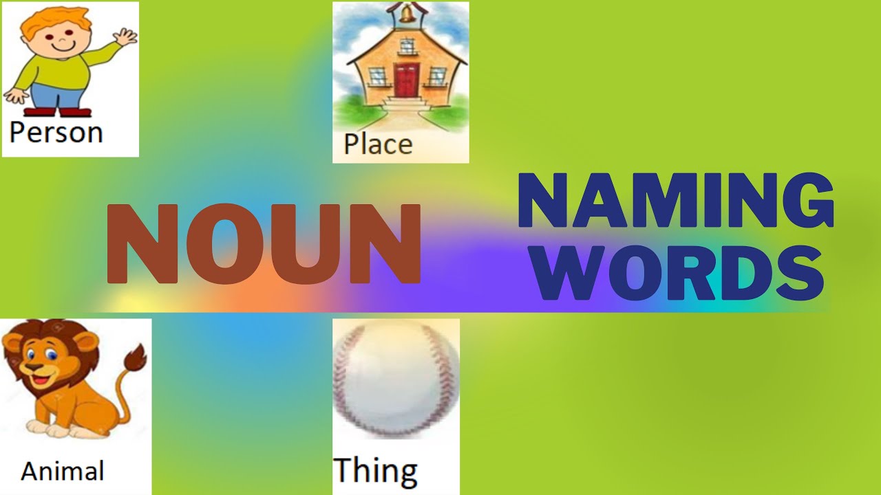 Noun || Naming words || Noun for kids || English Grammar || english ...