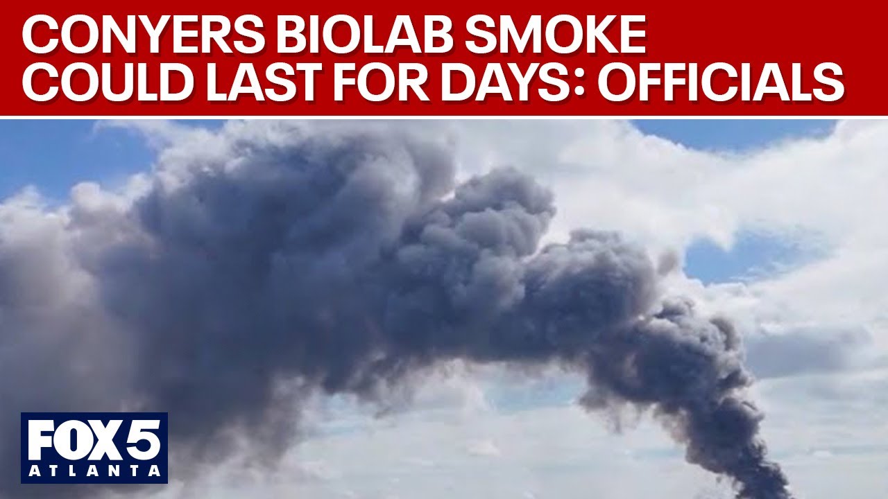 Conyers BioLab smoke clouds could last for days, officials say | FOX 5 ...