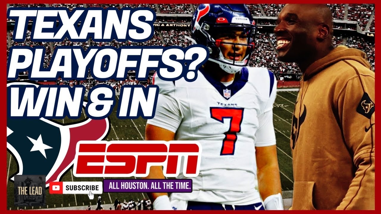 Texans Colts, Playoffs! Win And Your In! - YouTube