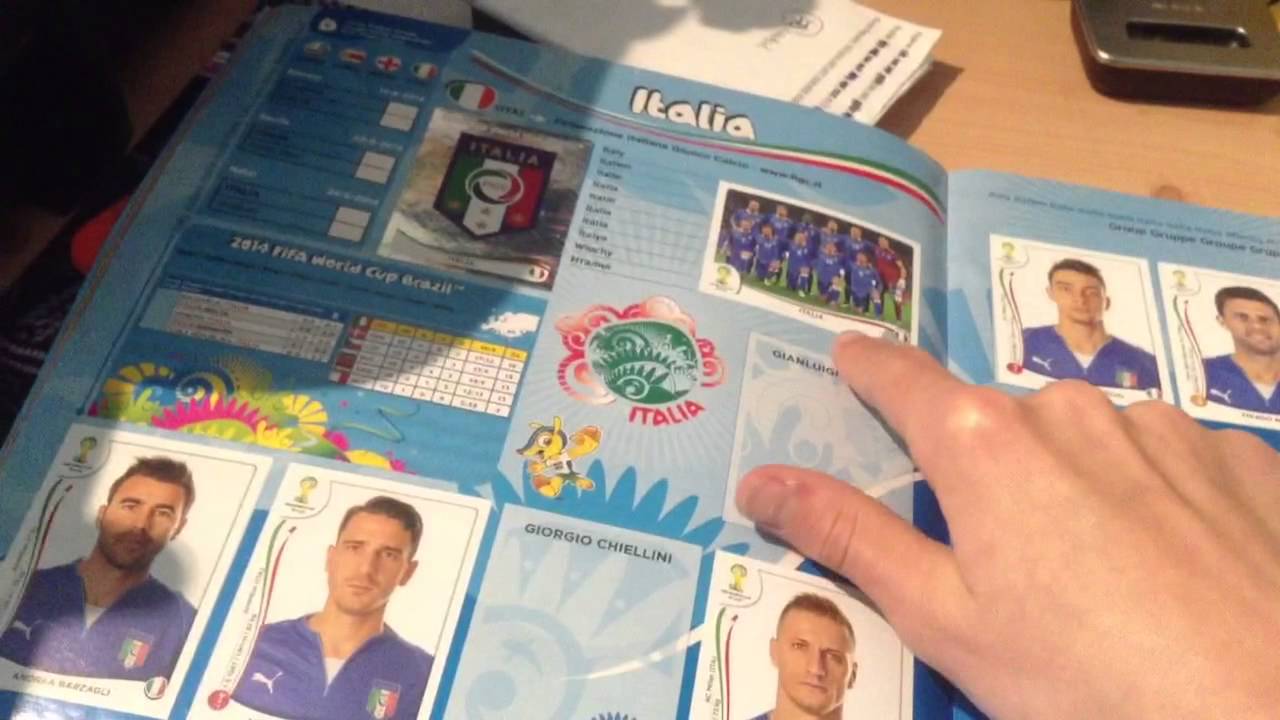 my Brazil 2014 panini sticker album ....so far - YouTube