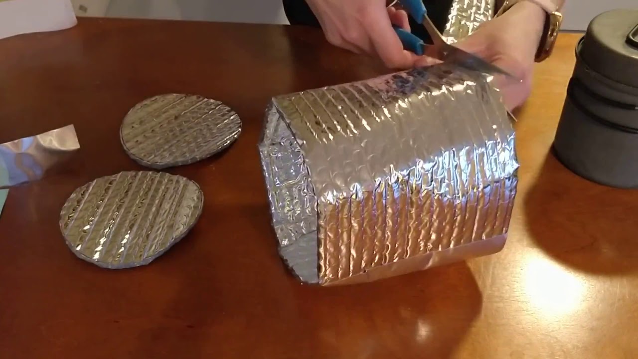 DIY Backpacking Pot Cozy - YouTube