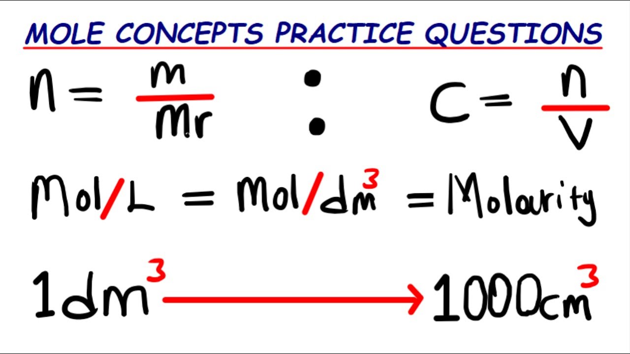 Balancing Equation,Dilution & Concentration | Mole Concept Made Easy ...