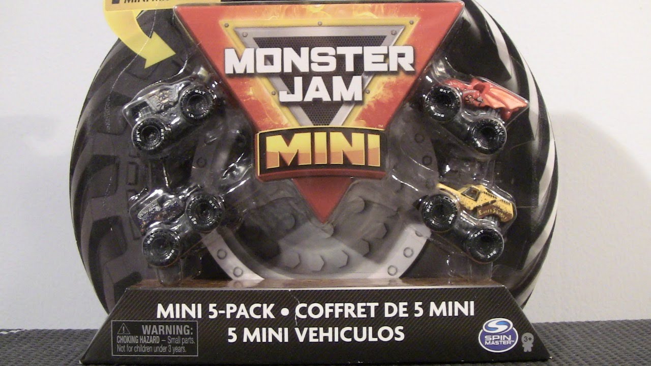 Spin Master Monster Jam Mini 5-Pack from Aldi Plus one truck from ...