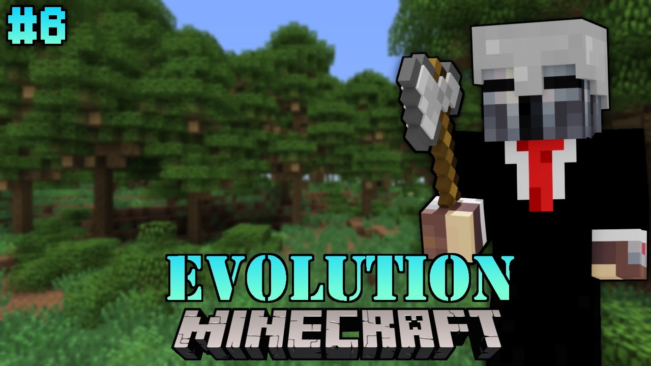 Chopping down the Neighbourwood - Minecraft Evolution #006 - YouTube