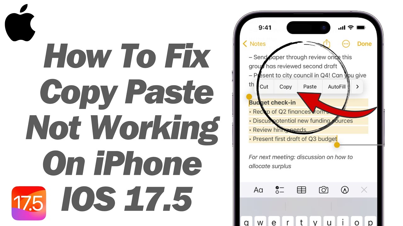 How To Fix Copy Paste Not Working On iPhone ! 2024 - YouTube