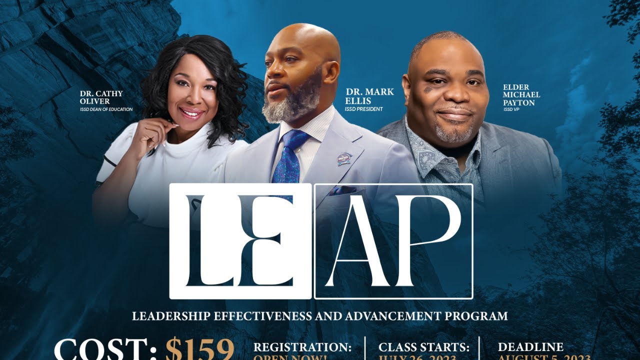 ISSD Presents: LEAP!! Leadership Effectiveness and Advancement Program #LeadersShouldBeLeapers ...