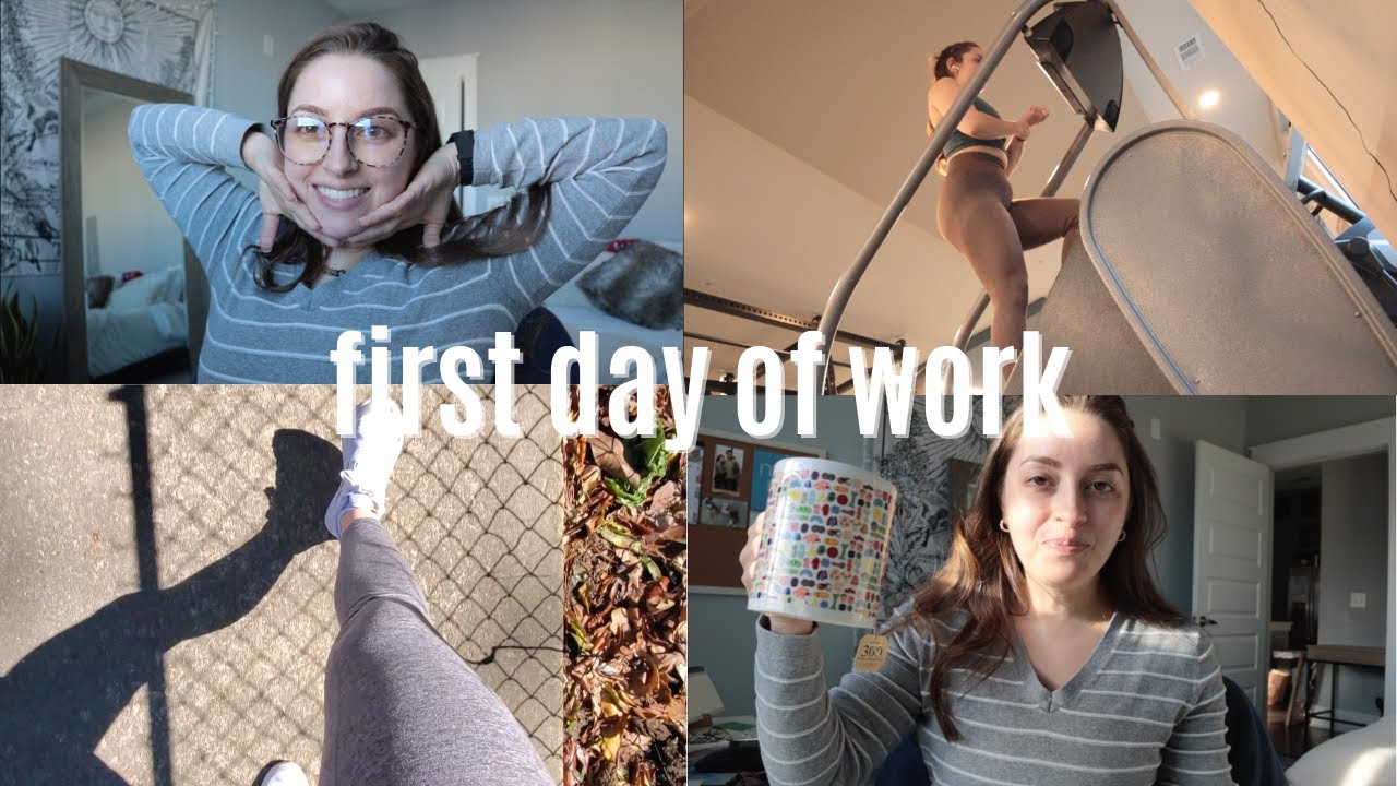 First Day At My New Job | VLOG | Salesforce Analyst, Remote - YouTube