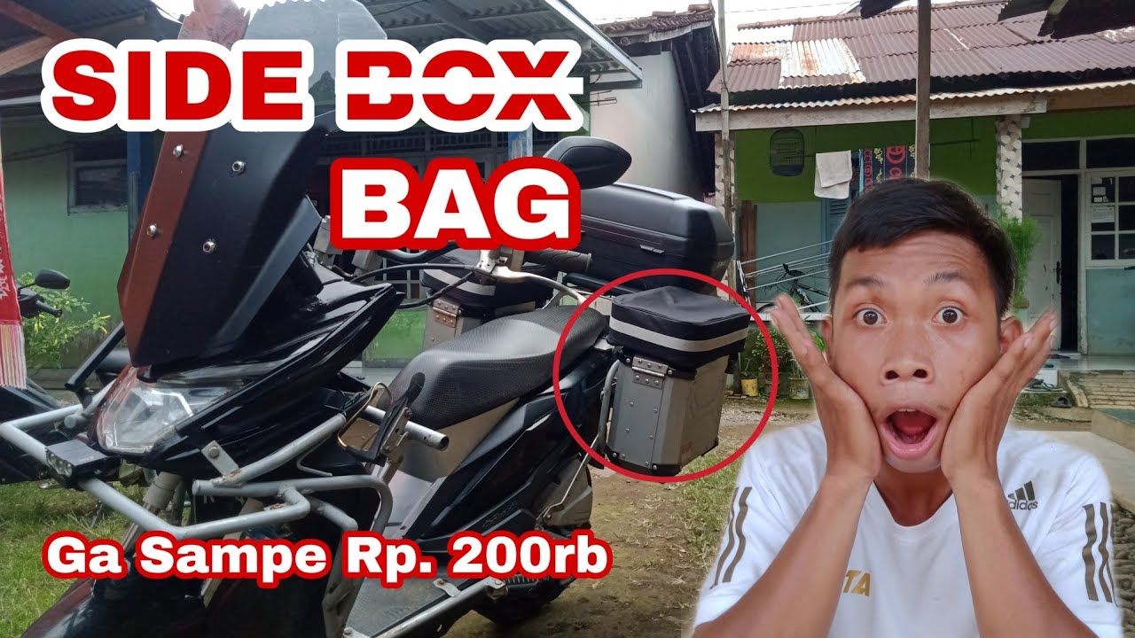 SIDE box MURAH || review extension bag pannier || box samping murah ...