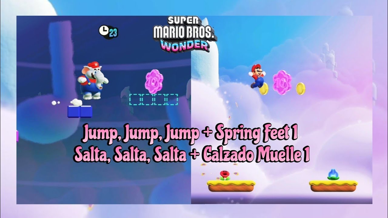 Jump, Jump, jump + Spring Feet 1 - Salta, Salta, Salta | Super Mario ...