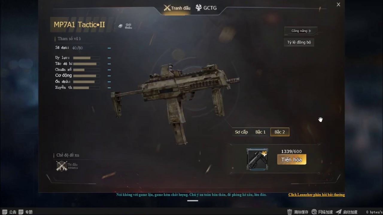Truy Kích | Nâng cấp MP7A1 Tactic lên bậc 2 và chỉnh sửa vũ khí - YouTube
