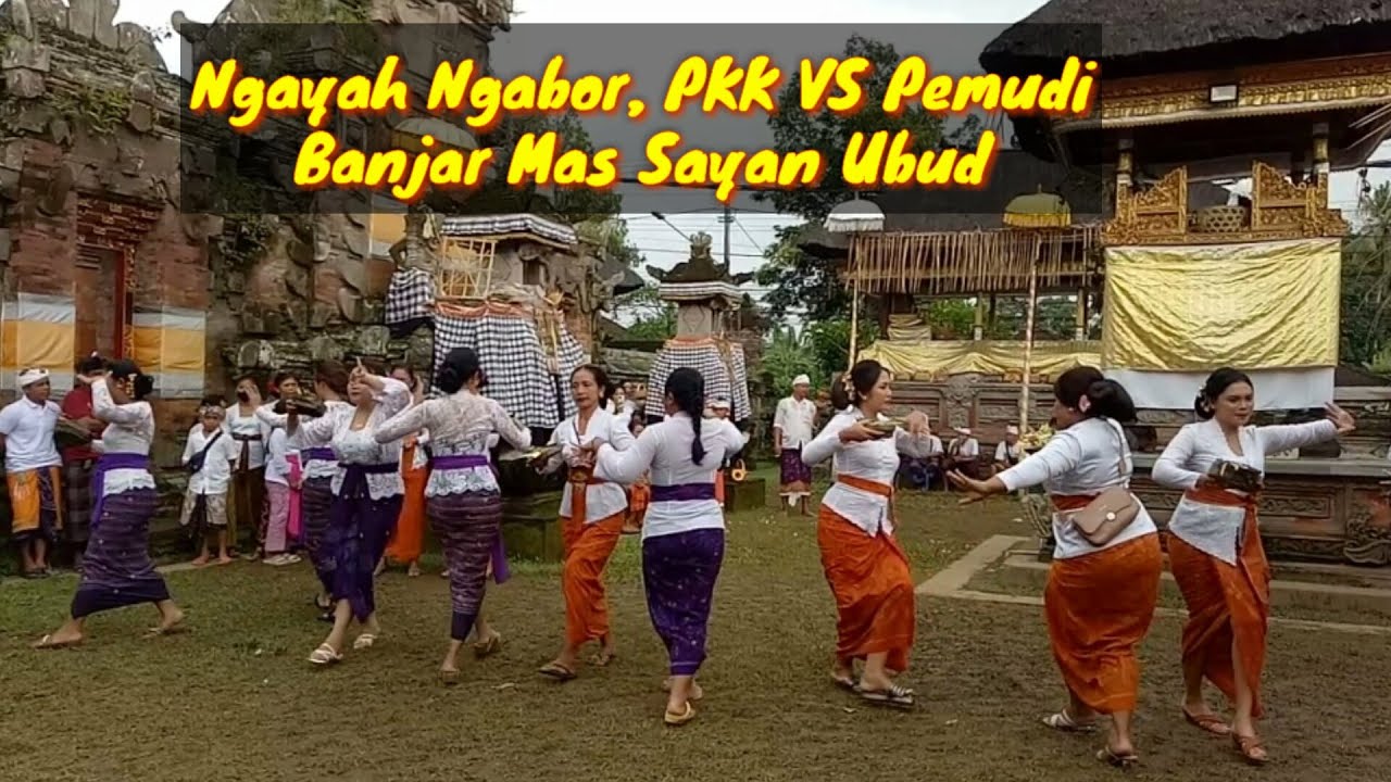 Tari Gabor PKK Banjar Mas Sayan Ubud - YouTube