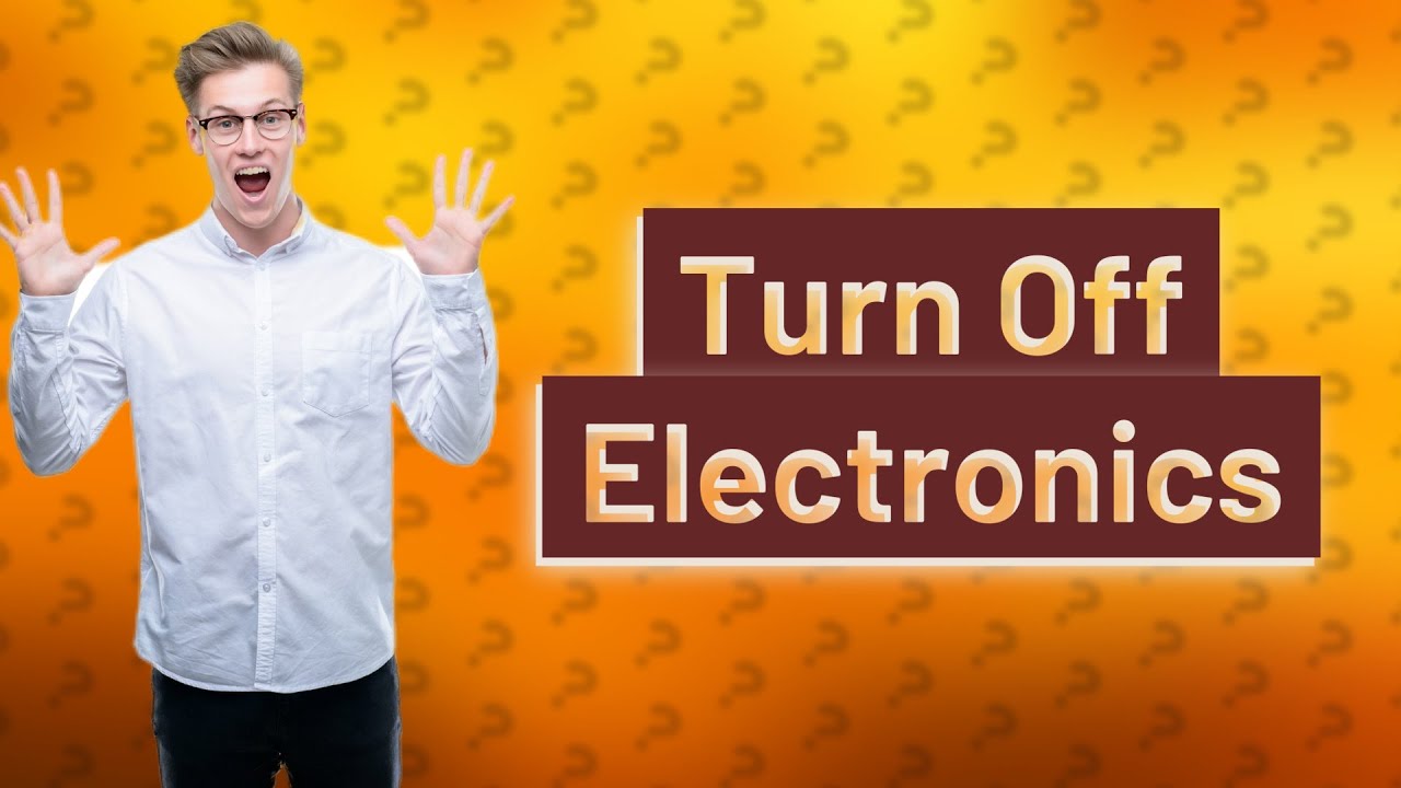 Why do airlines ask to turn off electronics? - YouTube