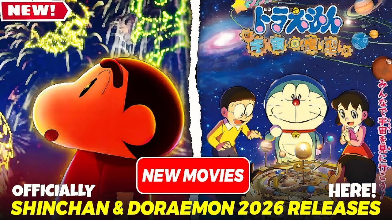 Shinchan And Doraemon 2026 Official Movies Releases 😱 | Anime Abhay ...