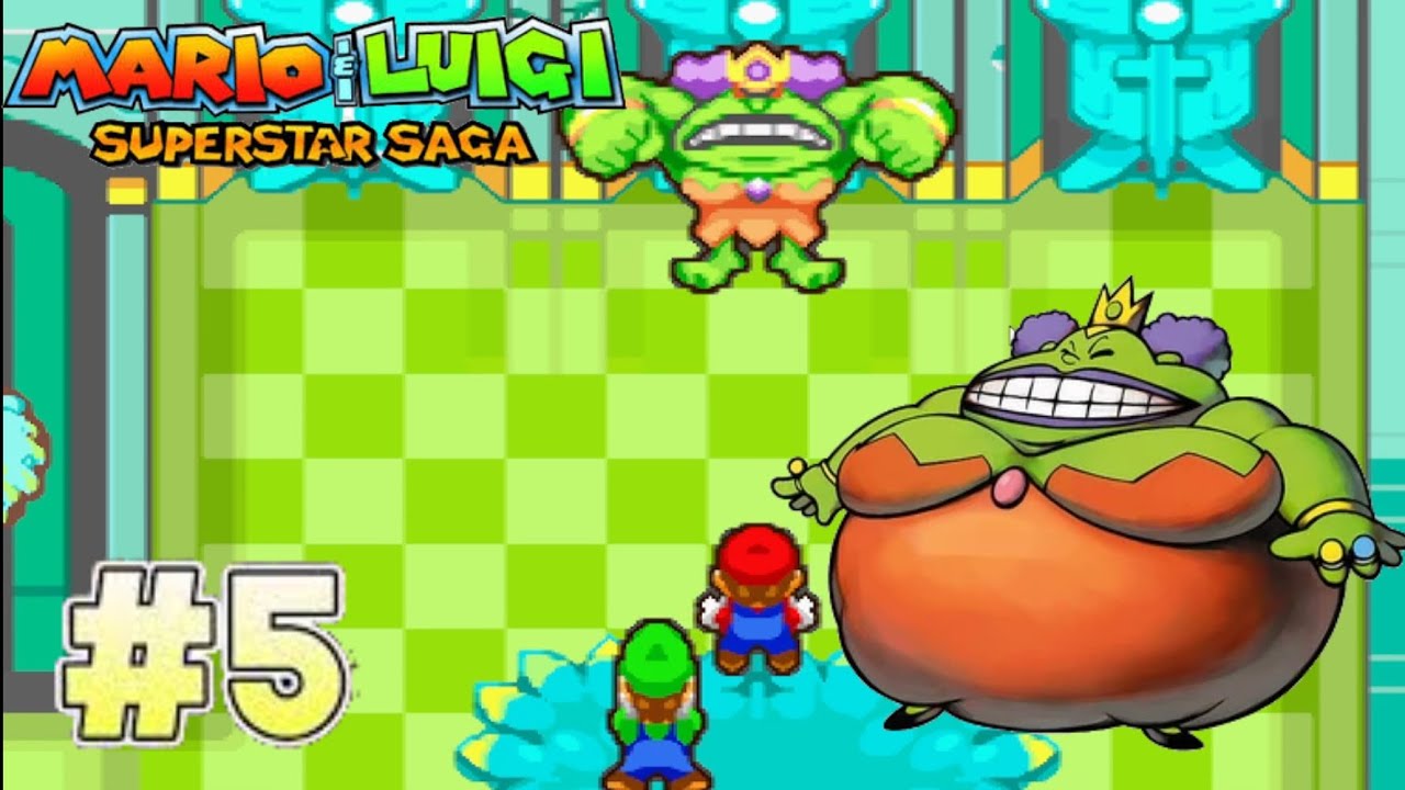 BATALLA CONTRA LA REINA HABA mario y luigui super star saga (#5) - YouTube