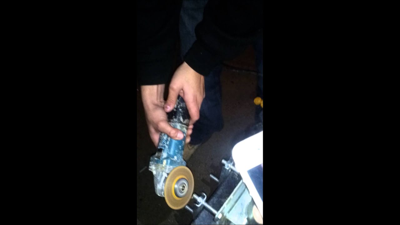 sean grinding bolts off - YouTube