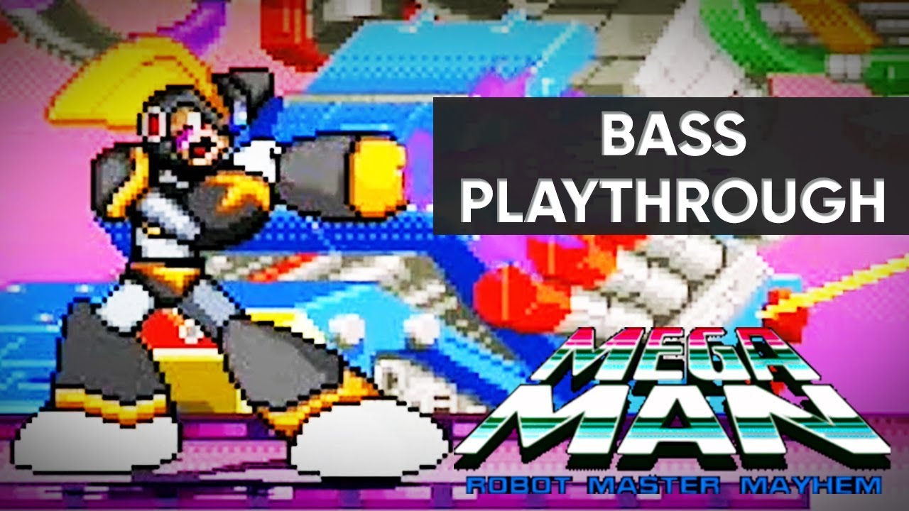 Mega Man: Robot Master Mayhem (PC) - Bass Gameplay Playthrough - YouTube