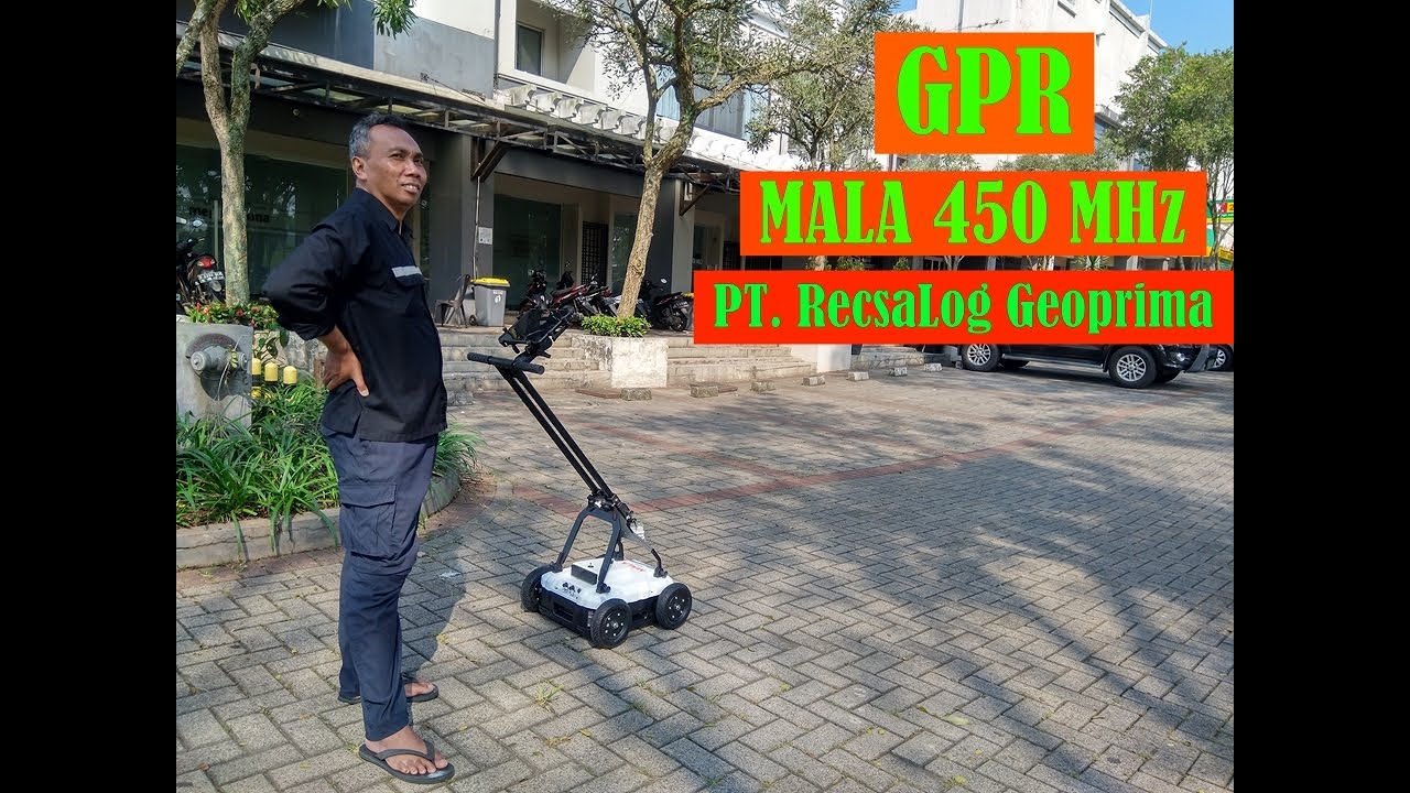 GPR MALA 450 MHz Tutorial - YouTube