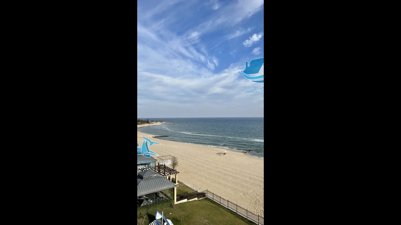 3-Zi mit herrlichem Blick auf das Meer und die Berge, Komplex am Strand ...