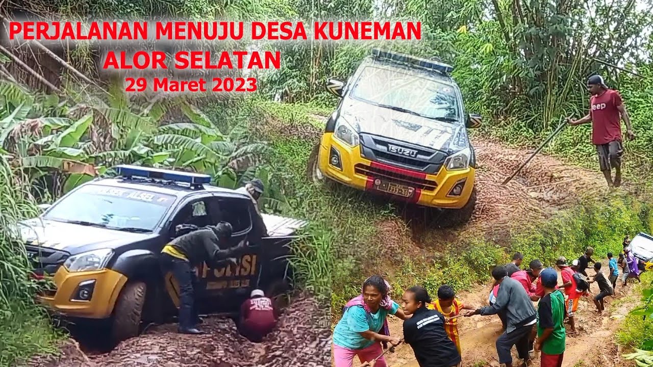 Perjalanan Menuju Desa Kuneman - YouTube