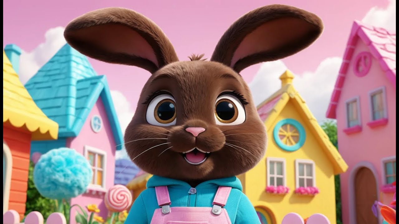 **The Chocolate Bunny with Cotton Candy Ears | Sweet & Fun Nursery ...