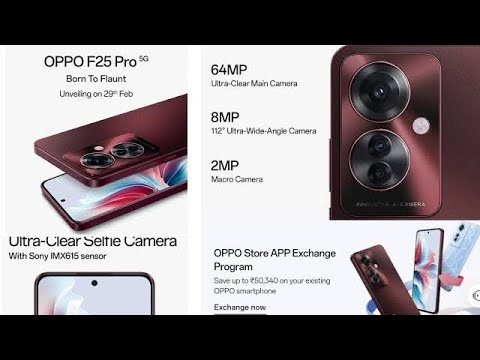 Oppo F25 Pro 5G (Lava Red, 8GB RAM, 128GB Storage) - YouTube