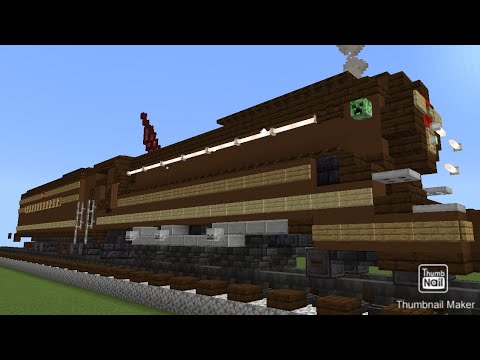 Minecraft Pennsylvania Railroad Streamlined K4 Steam Locomotive - YouTube